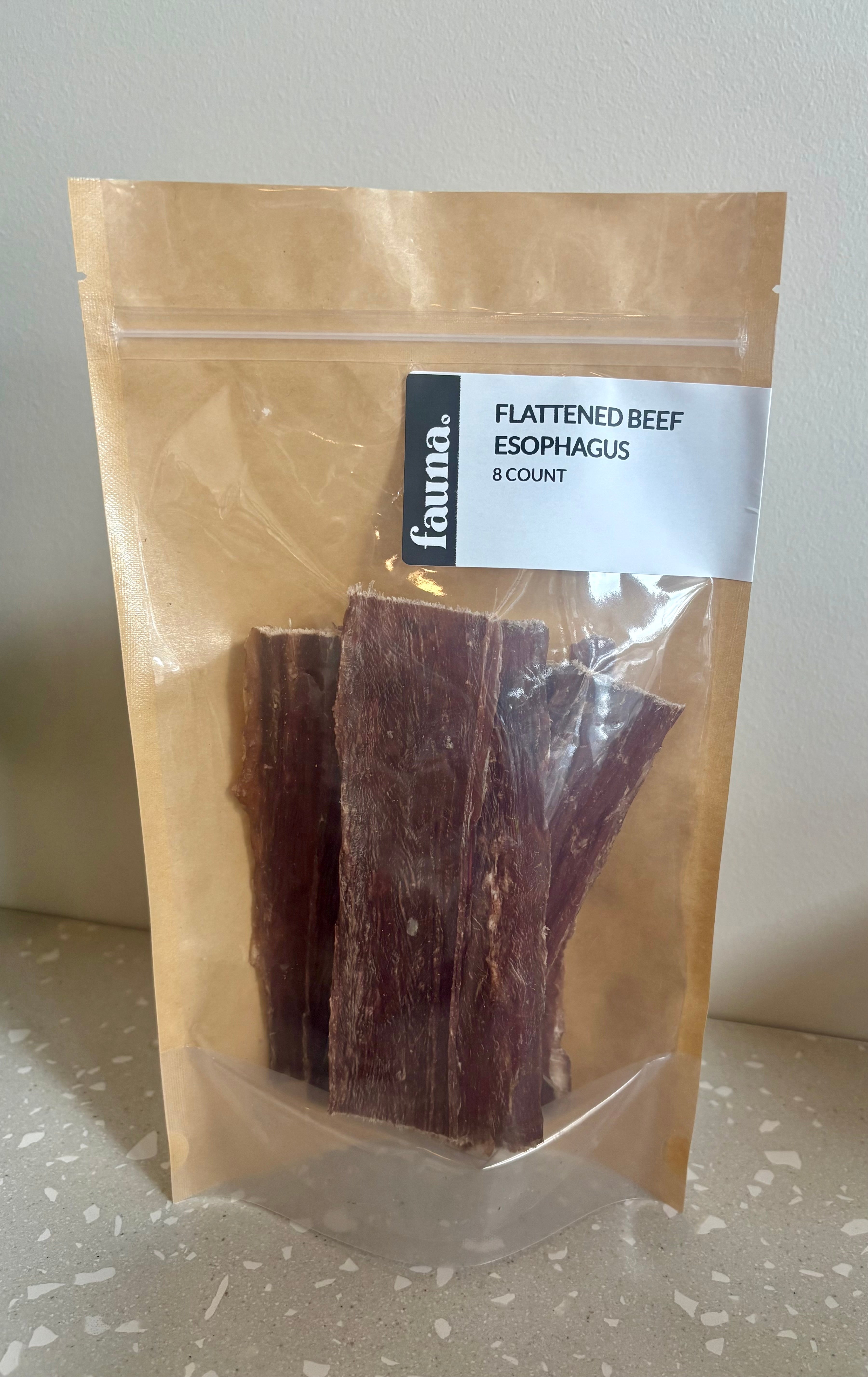 Flattened Beef Esophagus (8 count) – Fauna Pet Market